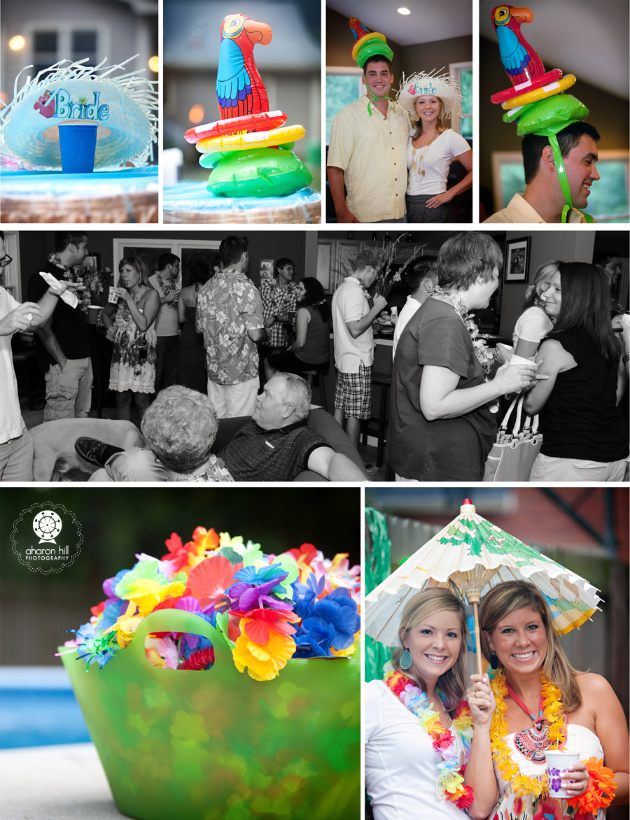 Aloha Bash | Atlanta Wedding Shower Photographer - Aharon Hill Photography